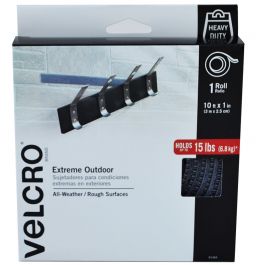 Velcro Brand Extreme Outdoor Adhesive Tape for rough surfaces, 1-inch ...